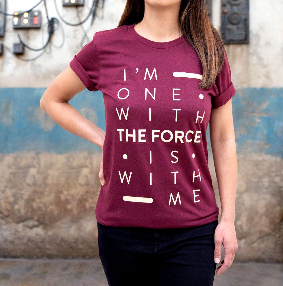 THE FORCE | Tee | Heather Cardinal